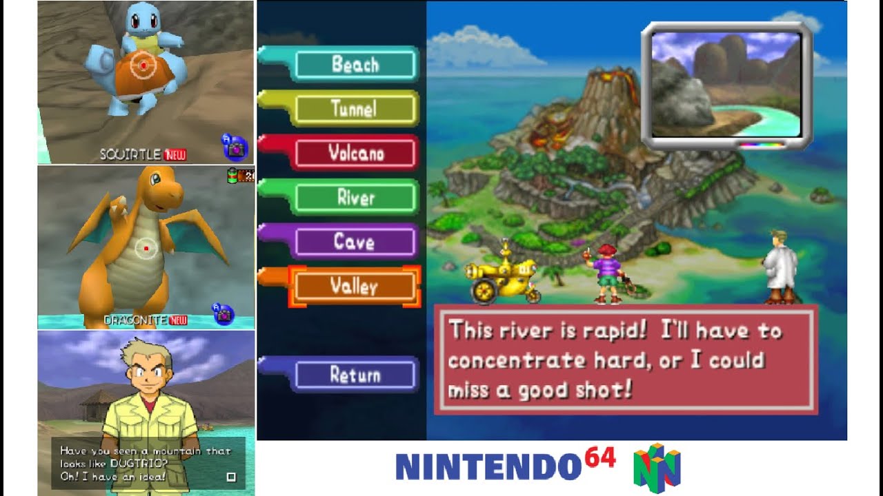 Pokémon Snap N64 - Valley - YouTube