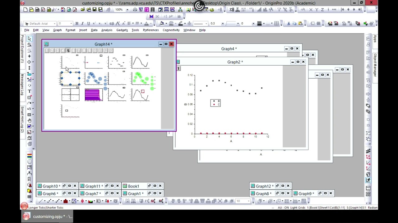 Merging graphs in OriginPro - YouTube