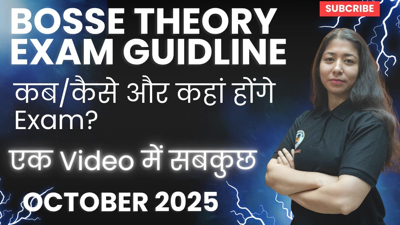 BOSSE October 2025 10th & 12th Exam Update ll How to perform bosse ...