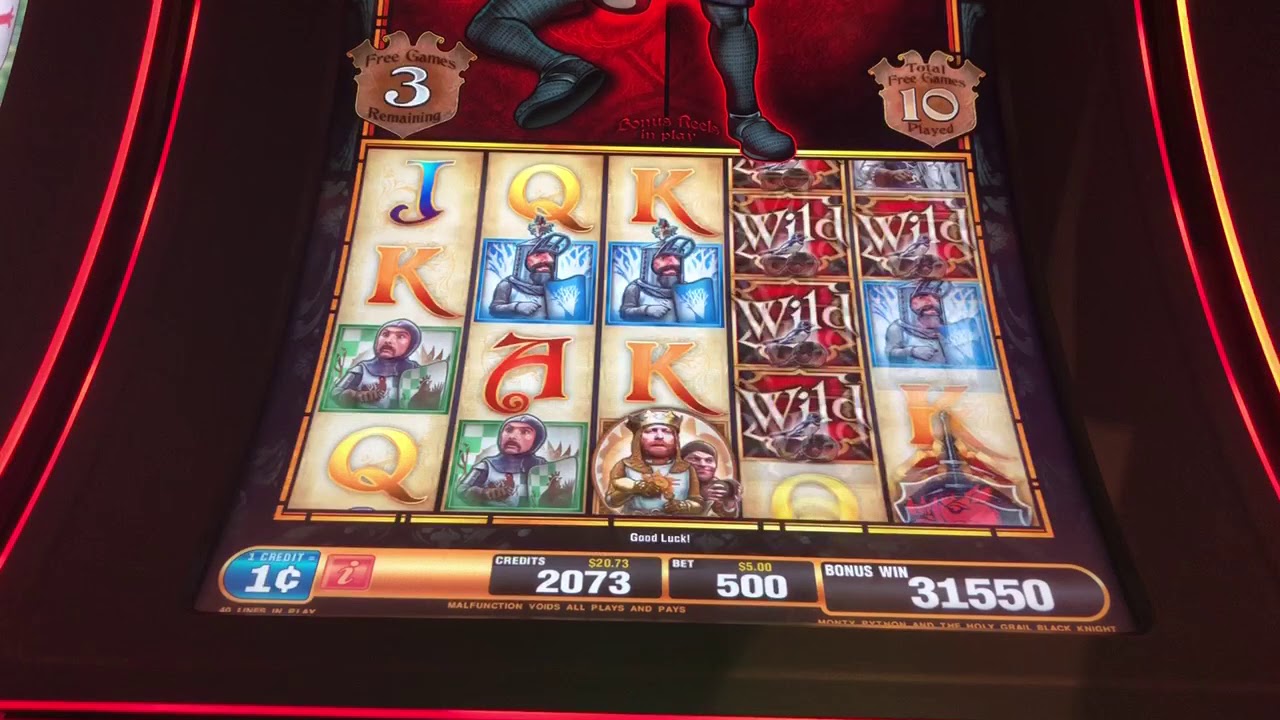 Big win on Monty Python slot - YouTube