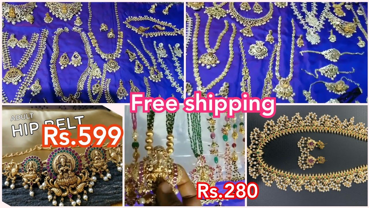 Latest jewellery collection with Best Price & Free shipping | courier ...