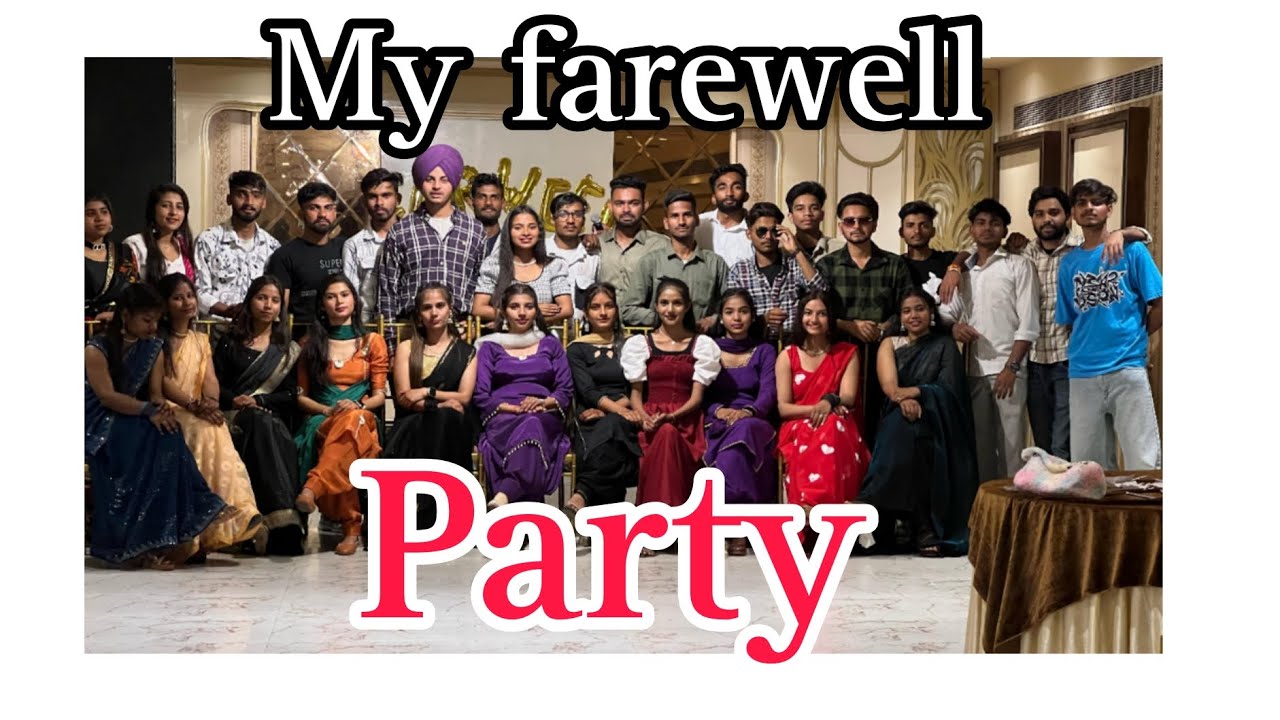My farewell Party 🥳🎉🎈😁 // My college farewell party // farewell party ...