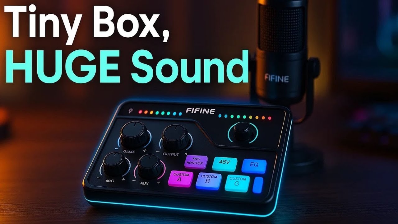 FIFINE SC8 Review — Everything You Need for Voice & Streaming? - YouTube