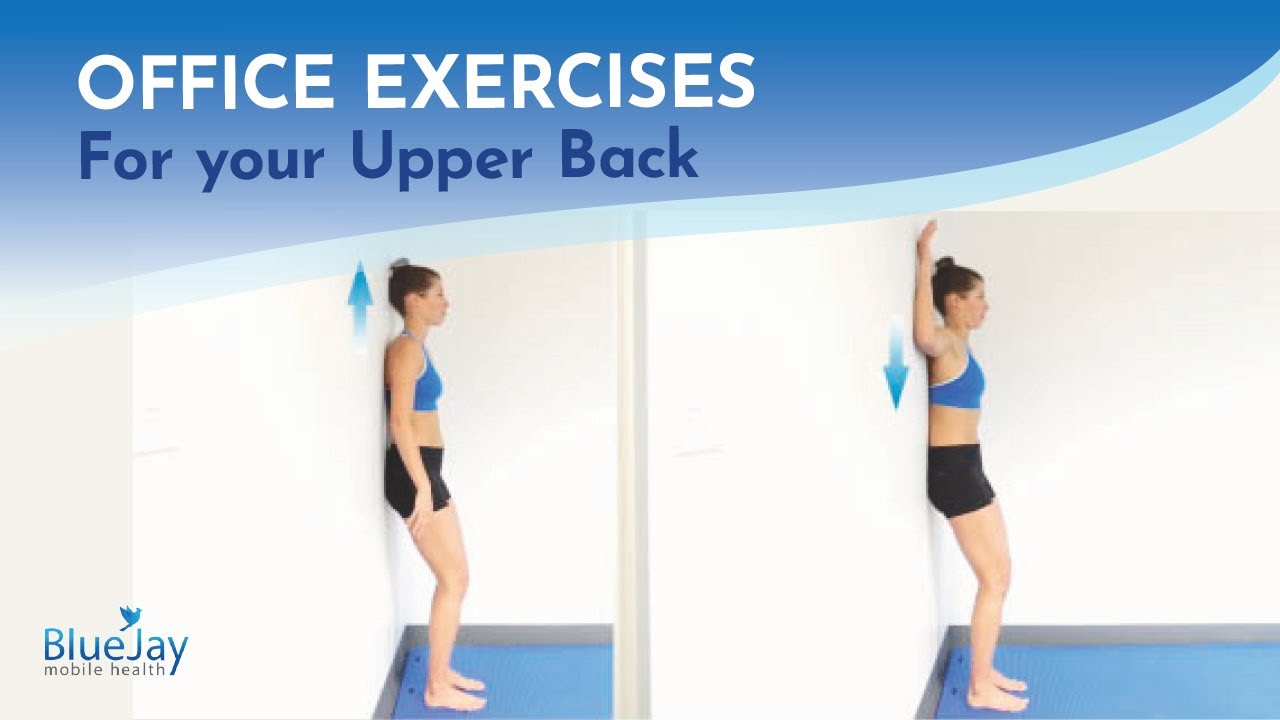 Wall Angel | Office Exercise For Your Upper Back - YouTube