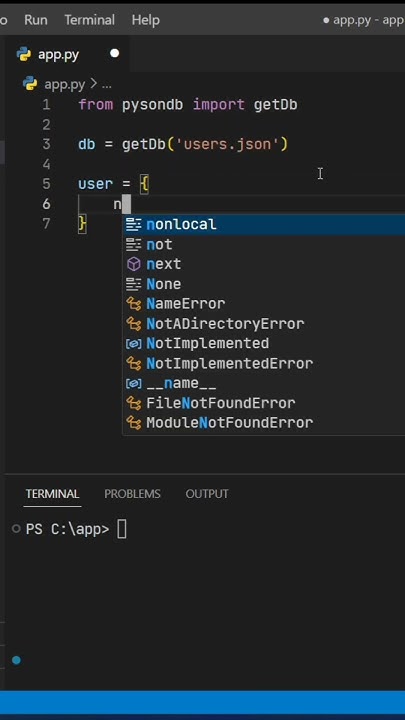 PysonDB, JSON database in python #coding #code #python #database - YouTube