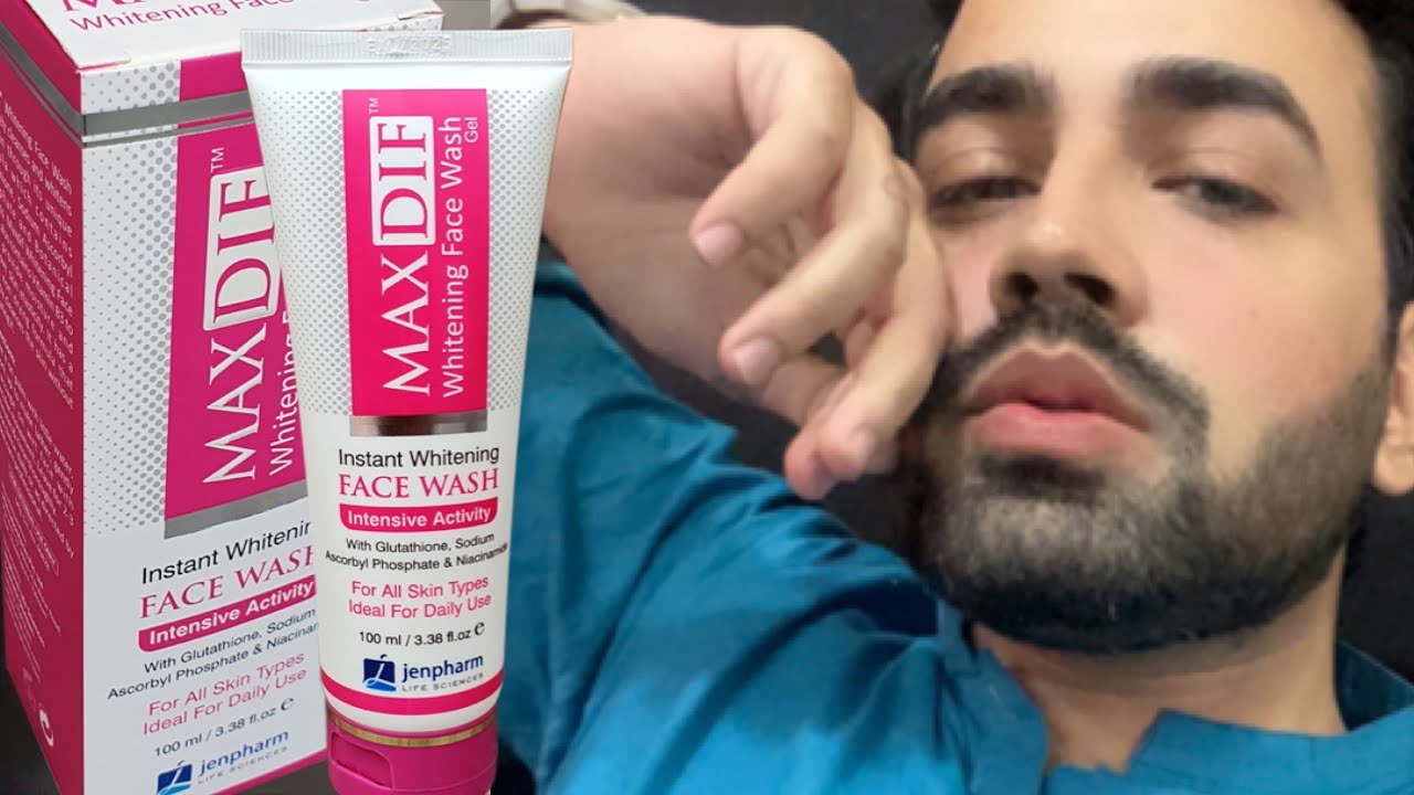 Maxdif facewash for skin whitening review | best facewash for skin ...