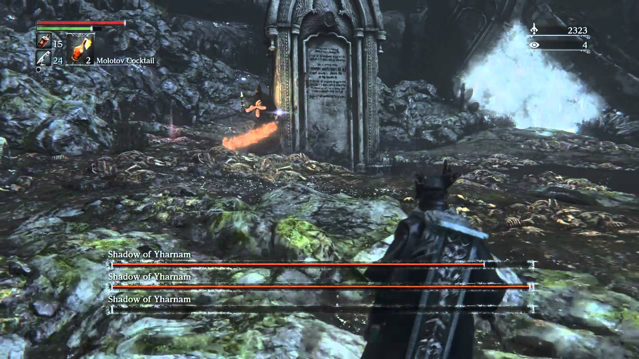 Bloodborne - Shadows of Yarnham Beaten - YouTube
