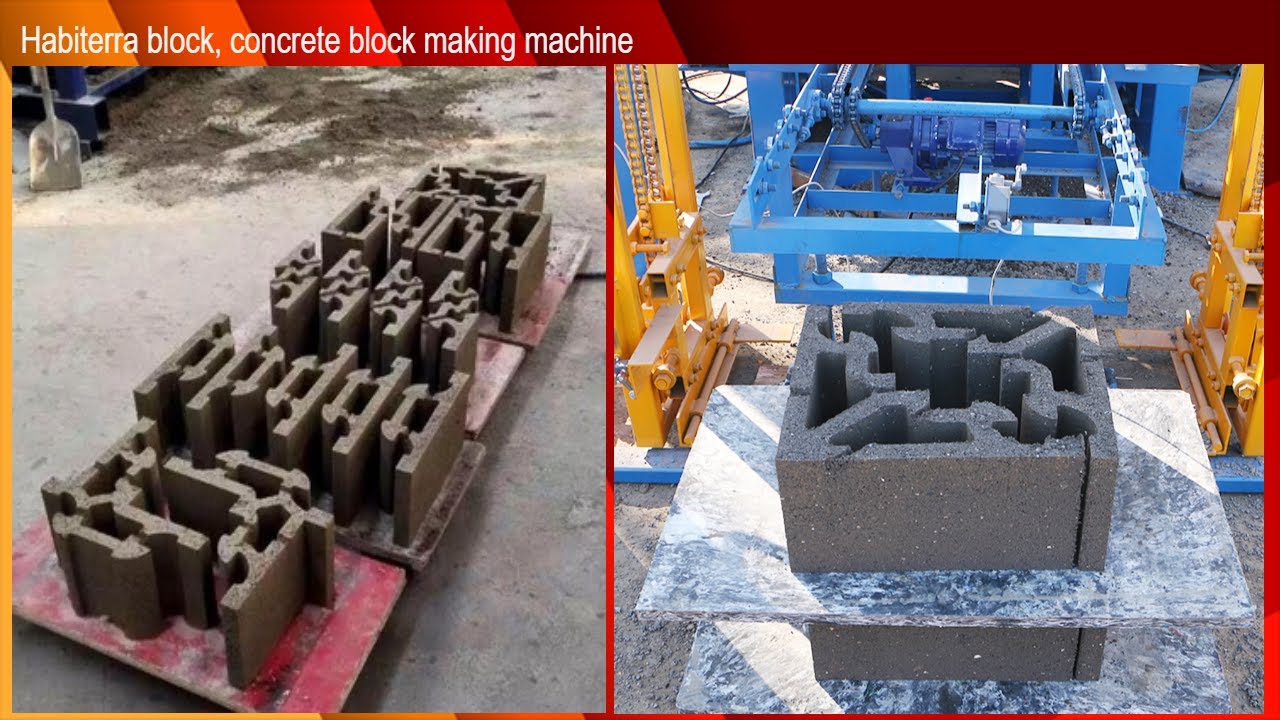 New design QT4 18 automatic concrete interlocking habiterra block brick ...