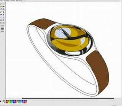 how to design a watch in ms paint - YouTube