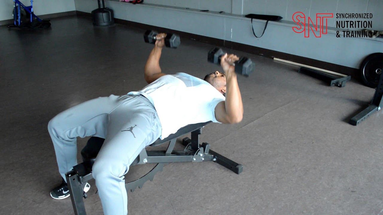 Flat DB press - YouTube