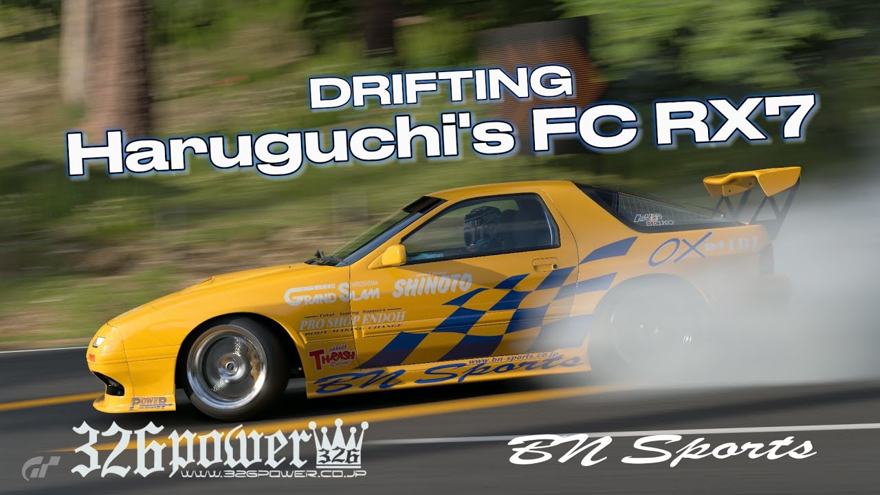 DRIFTING The Legendary Haruguchi FC RX7 - YouTube