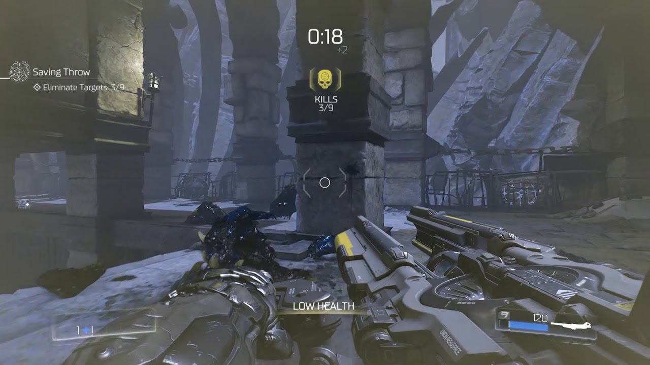 DOOM (2016) - 09 Lazarus Labs - Rune trial Gauss Cannon - Saving Throw ...