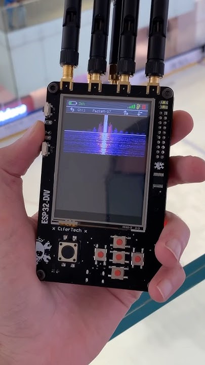 ESP32-DIV in Action 📡 #cybersecurity #esp32 #gadgets - YouTube