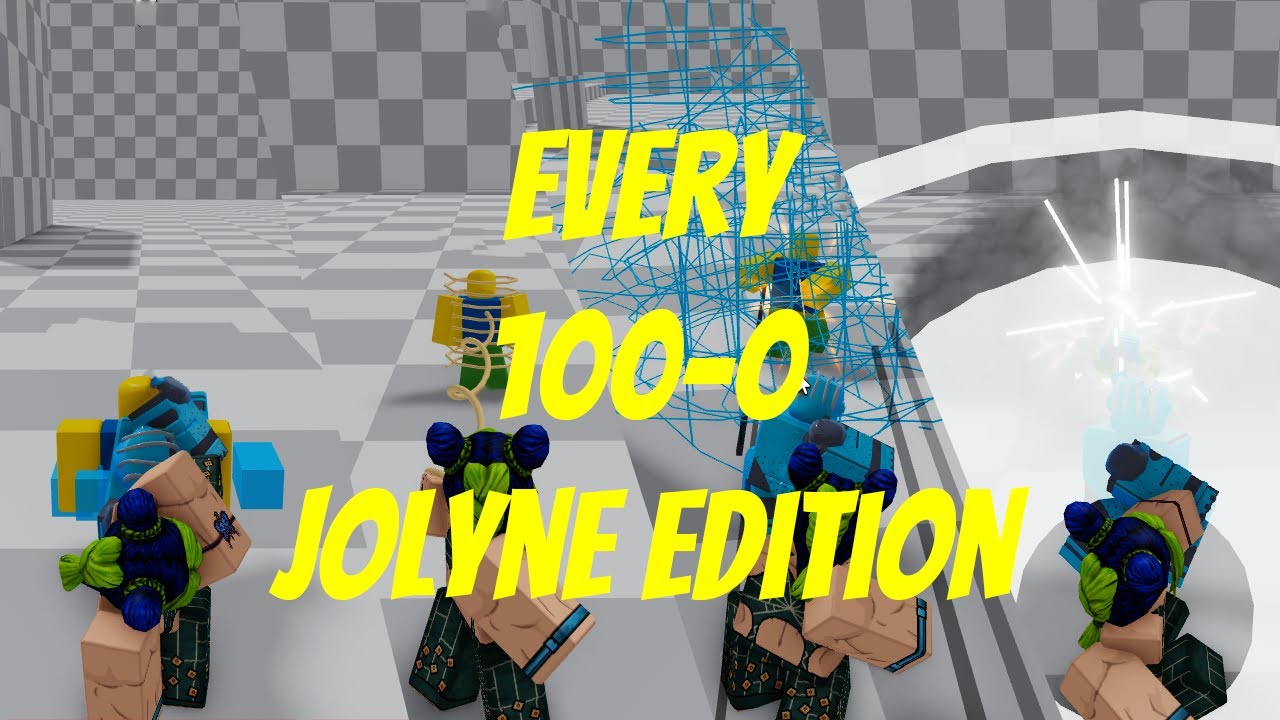 Every 100-0 Jolyne Base Combo | ABA - YouTube