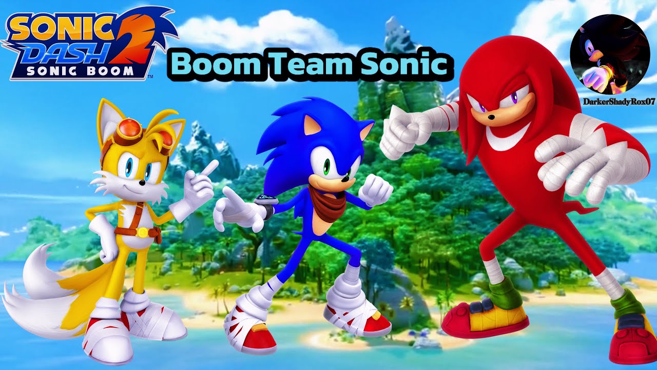 Sonic Dash 2: Sonic Boom (Gameplay #1): Playing As Boom Team Sonic ...