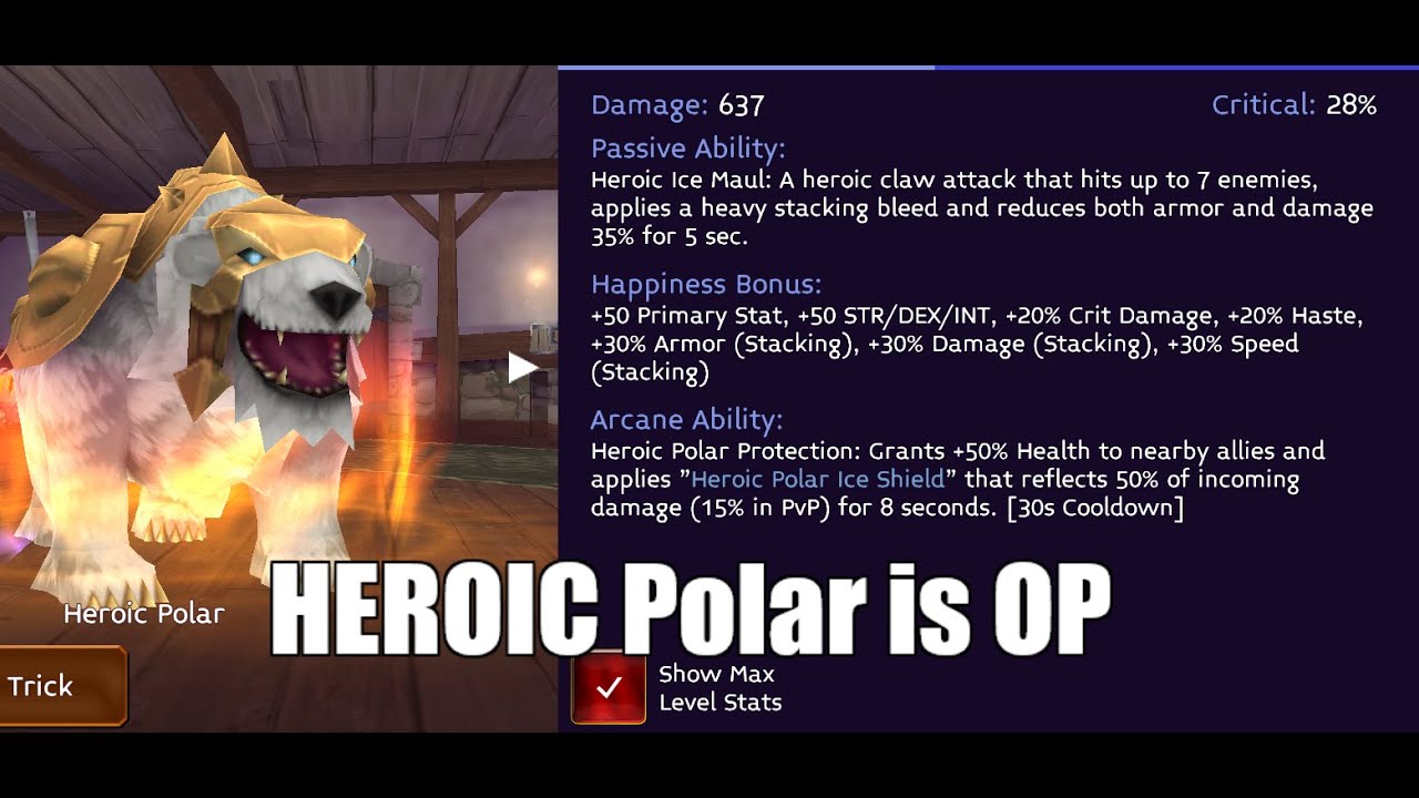 Arcane Legends - THIS PET COST 100 MILLION GOLD! - Heroic Polar Pet Egg ...