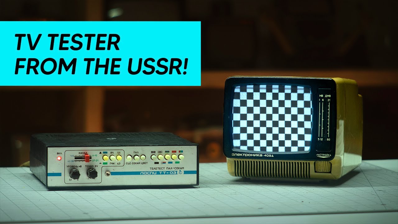 Soviet CRT TV tester — restoration and upgrades! - YouTube