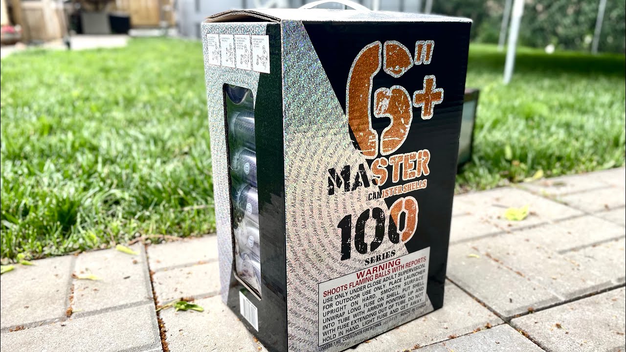 Master 6+ Firework Canister Shells - YouTube