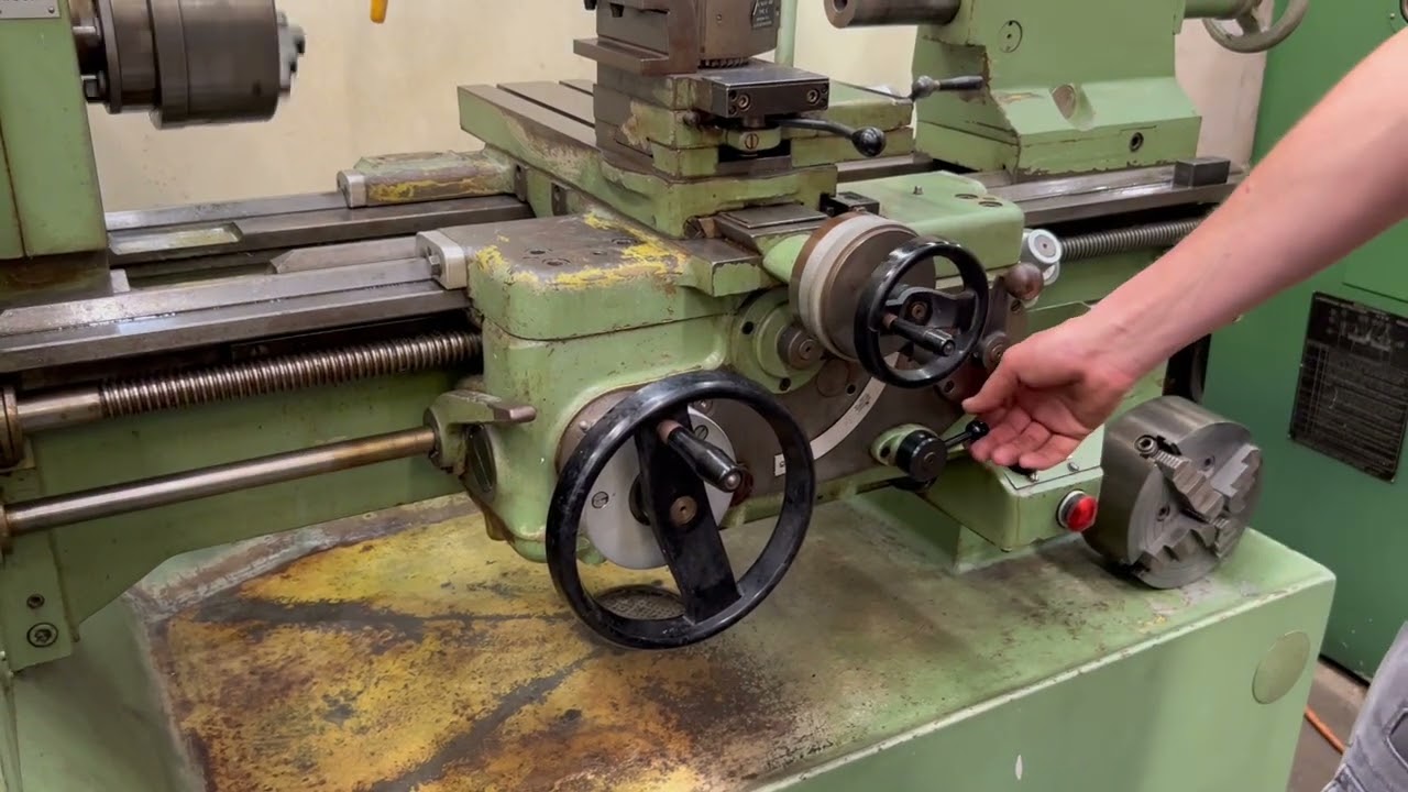 WMW Heckert Mikromat tool room lathe stock 2685 - YouTube