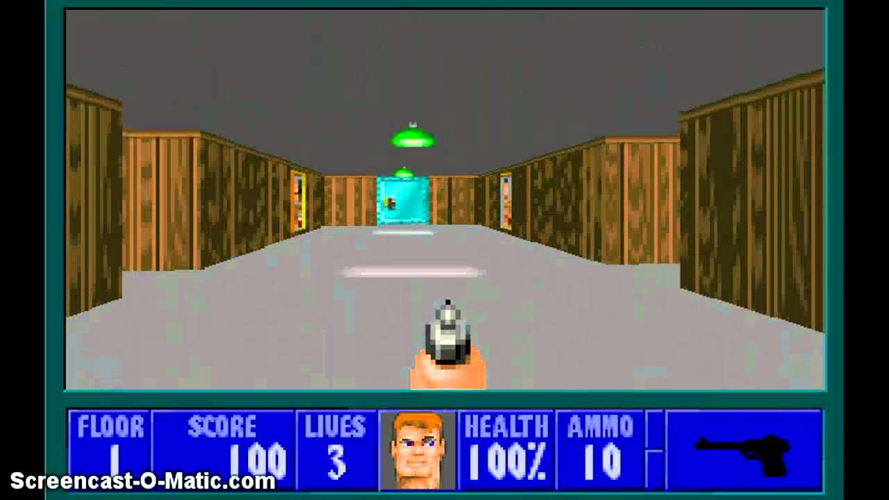 Wolfenstein 3D Level 1 - YouTube