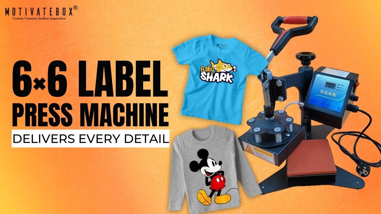 Small Labels, Big Impact! Our 6×6 Label Press Delivers every Detail. # ...