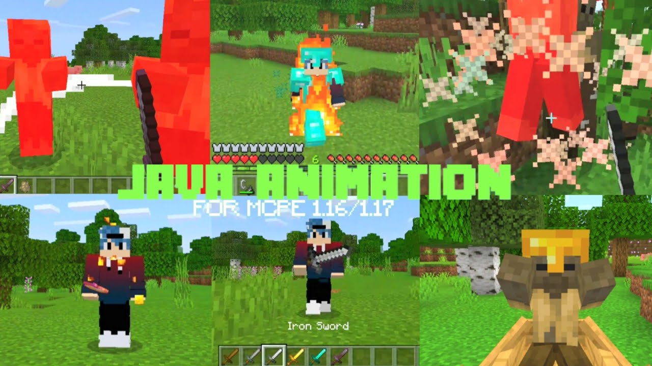 Minecraft PE: Java Animation Addon For Survival - YouTube