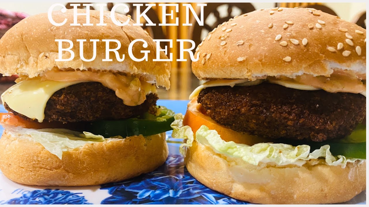 Tasty Chicken burger 🍔😋| ബർഗർ ഇനി ഈസിയായ്‌ വീട്ടിൽ തന്നെ ഉണ്ടാക്കാം ...