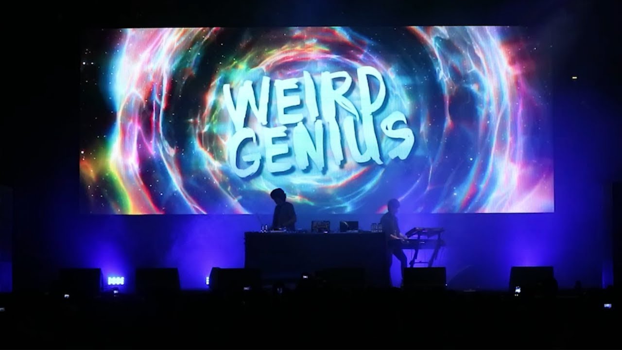 VJing for WEIRD GENIUS at ON OFF FESTIVAL 2018 - YouTube