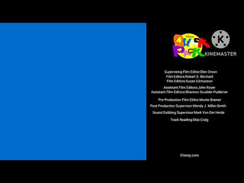Disney's QuackPack Split-Screen Credits But w/Blue Screen (1996/1997)