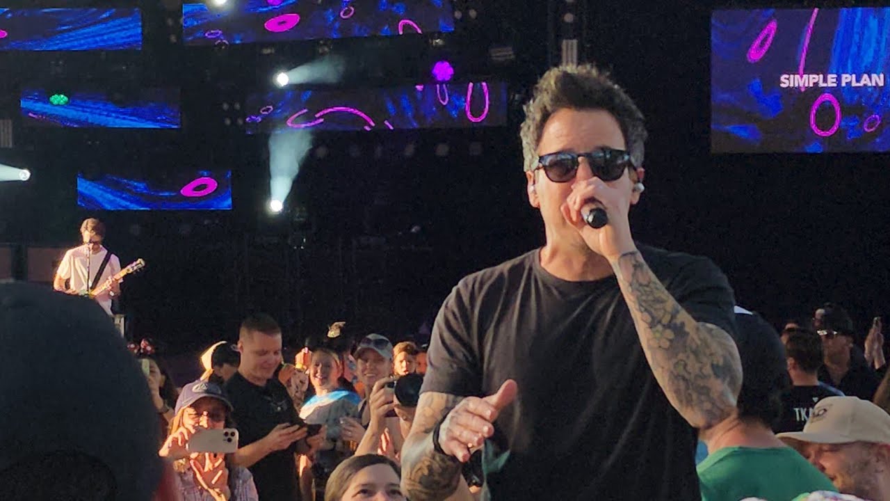 Simple Plan LIVE Epcot Garden Rocks Second Show 4/12/25 - YouTube