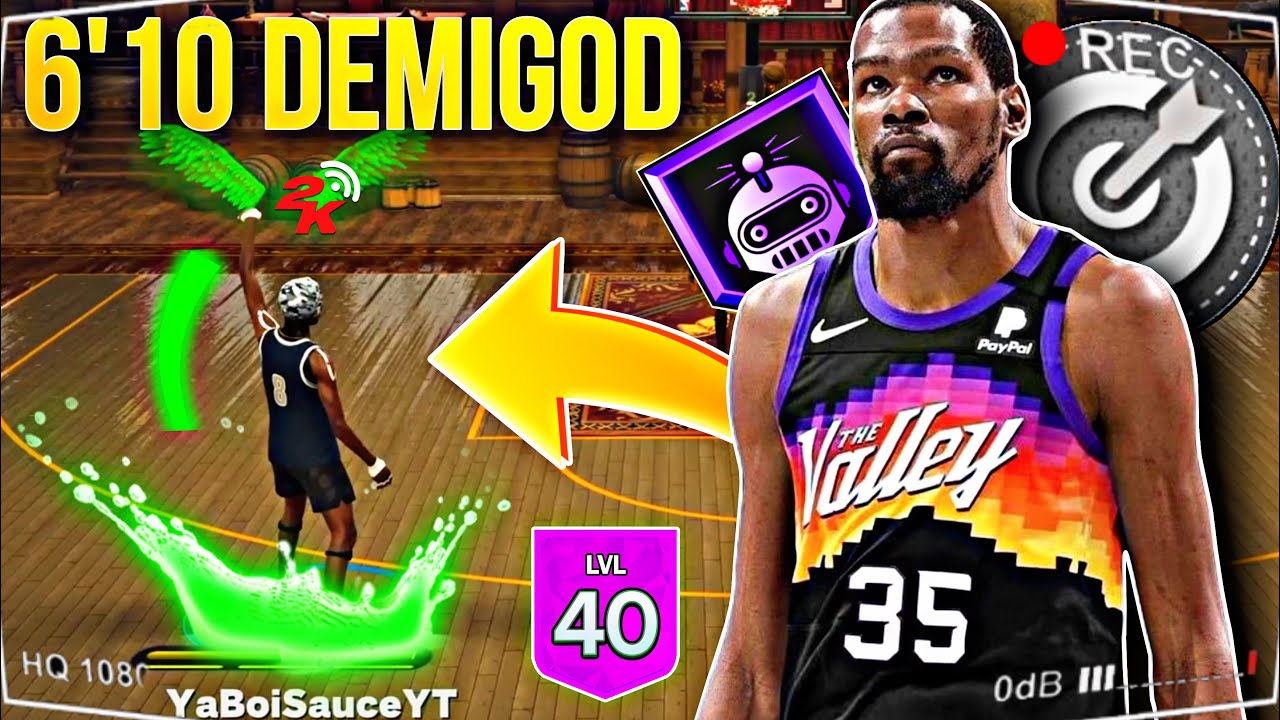 MY 6'10 DEMIGOD ISO BUILD BROKE THE 1v1 GALLEON in NBA 2K23 #nba2k # ...