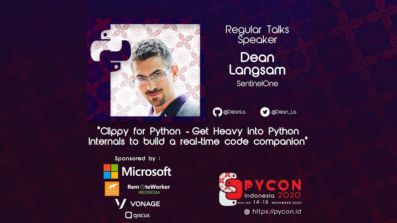“Clippy for Python - Get Heavy into Python Internals” by Dean Langsam ...