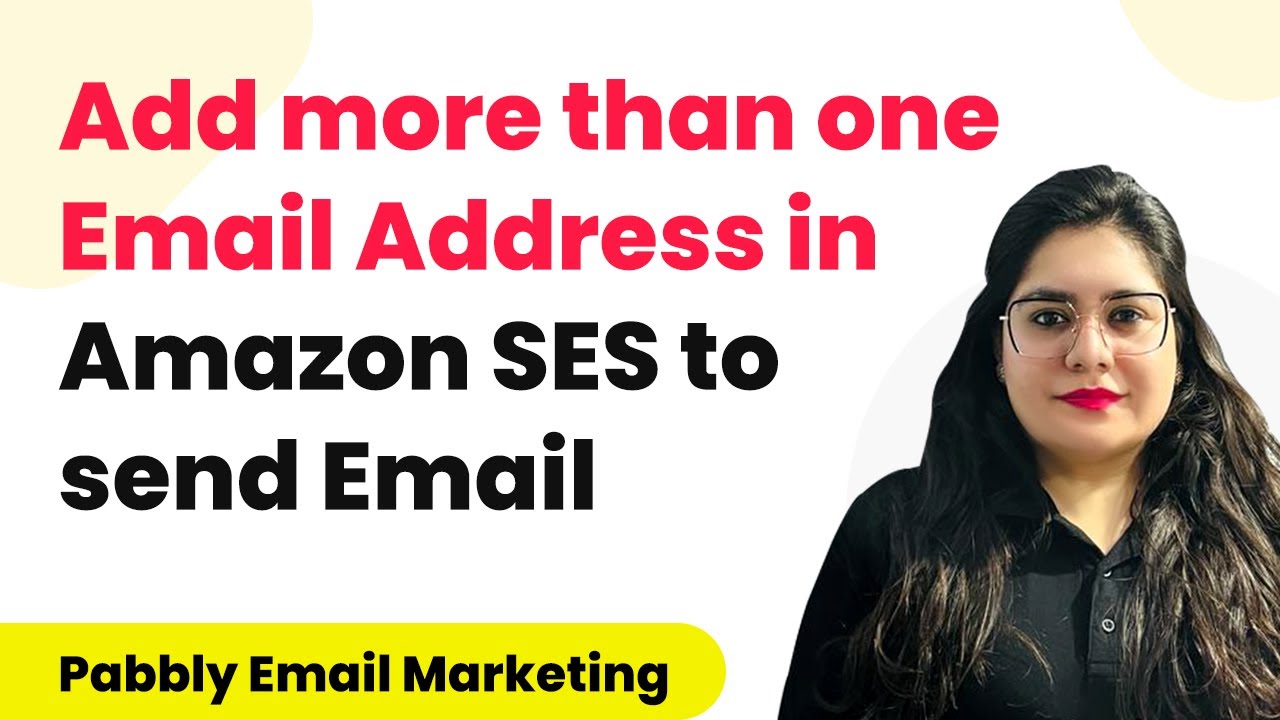 How to Add Multiple Email Addresses in Amazon SES to Send Emails - YouTube