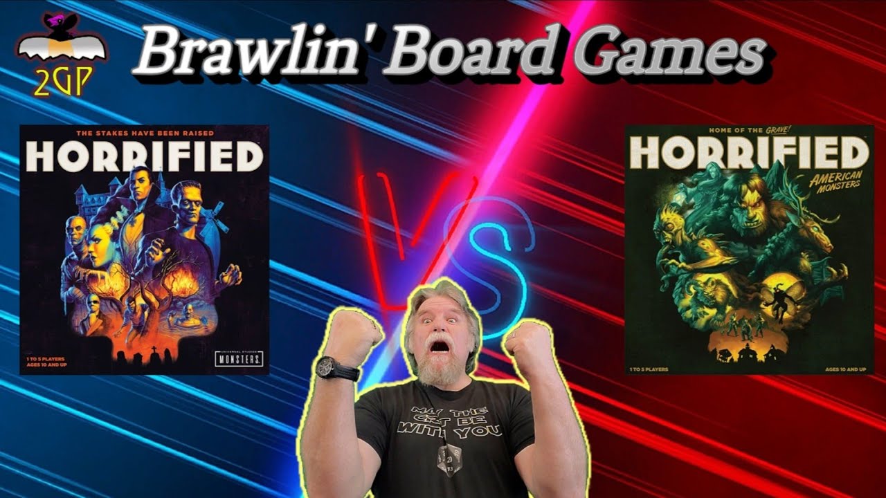 Brawlin' Board Games 12/1/22 - Horrified Universal Vs Horrified ...