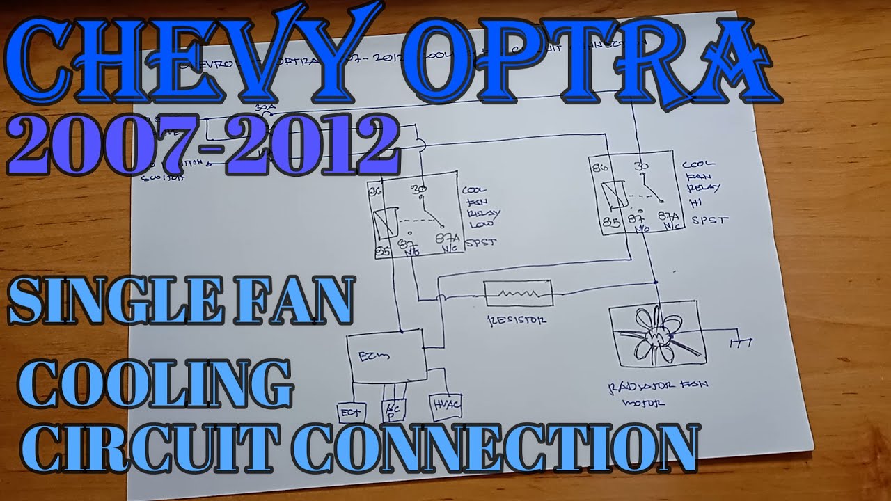 CHEVY OPTRA 2007-2012 SINGLE COOLING FAN MOTOR CONNECTION - YouTube