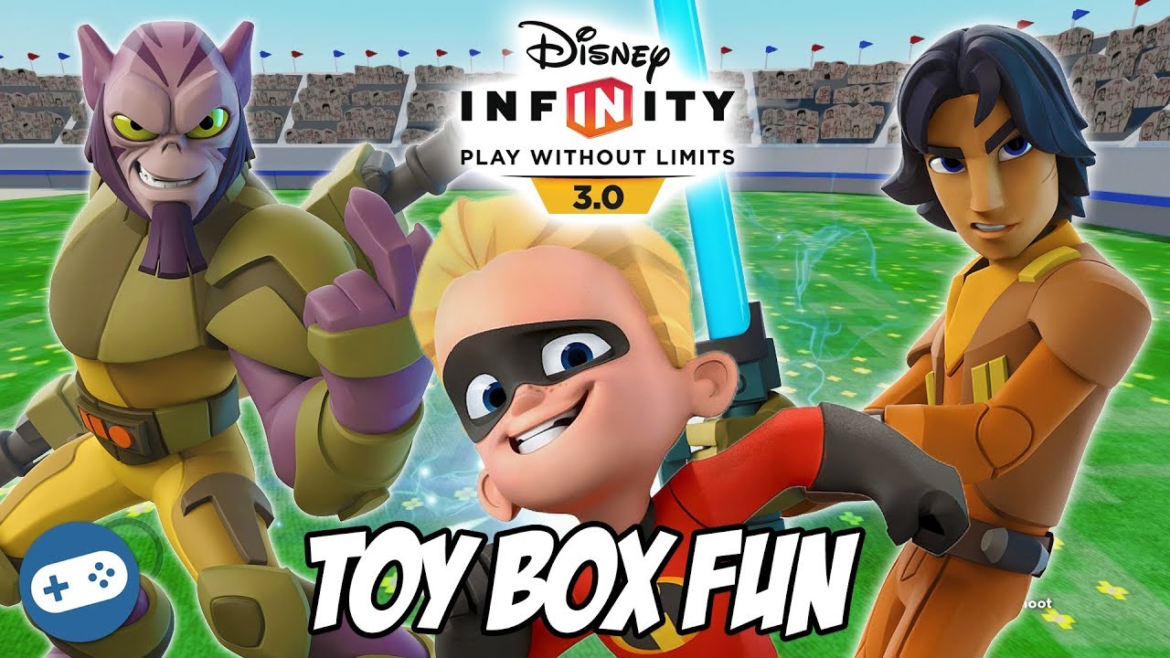 Dash Zeb and Ezra Disney Infinity 3.0 Toy Box Fun Star Wars Gameplay ...