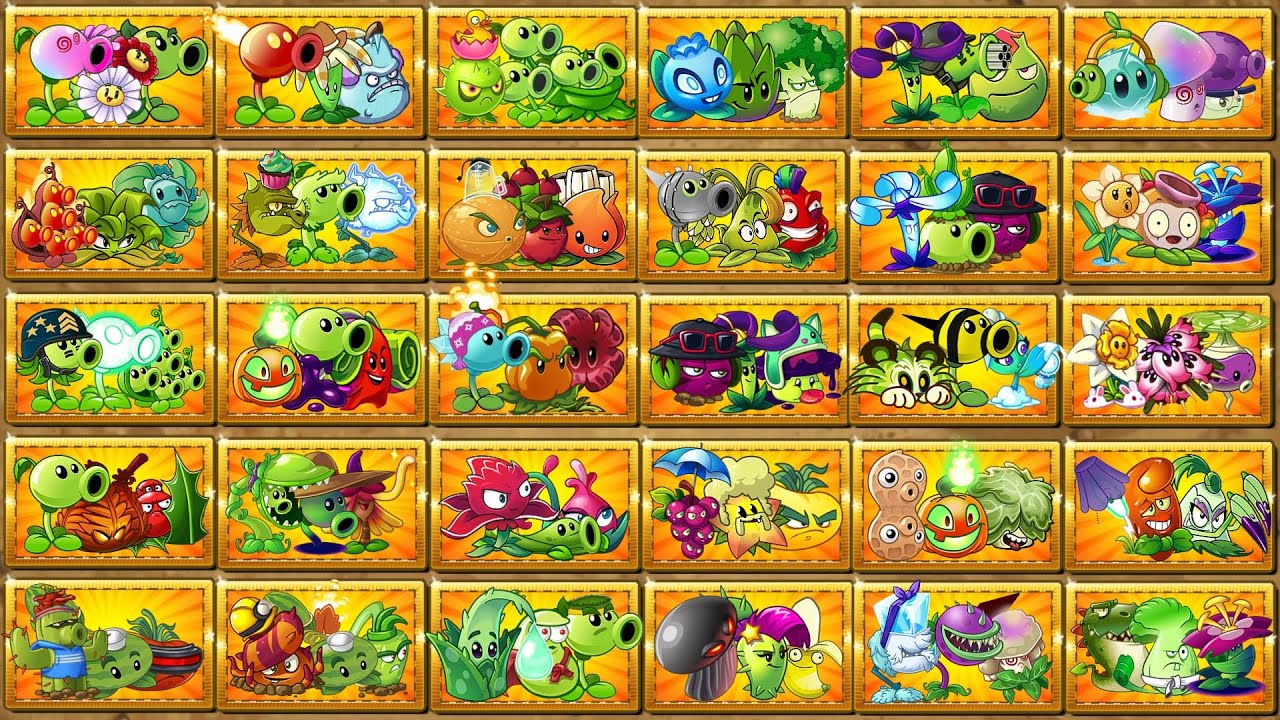 PvZ 2 - RANDOM Team Plants Vs 99 Brickhead Zombie ! - Which Team Plant ...