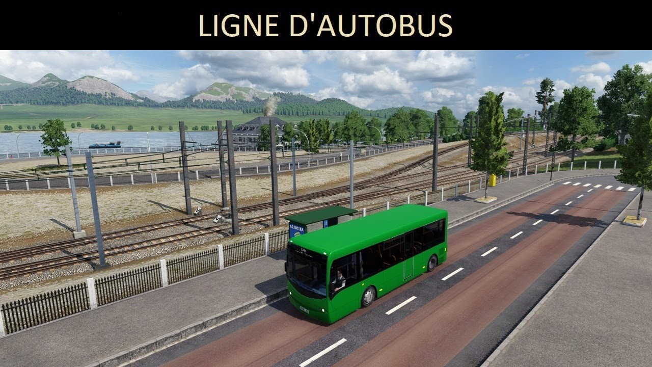 Transport Fever 2 - Map 10 - Autobus EN E - Entrelacs - évolution 1 ...
