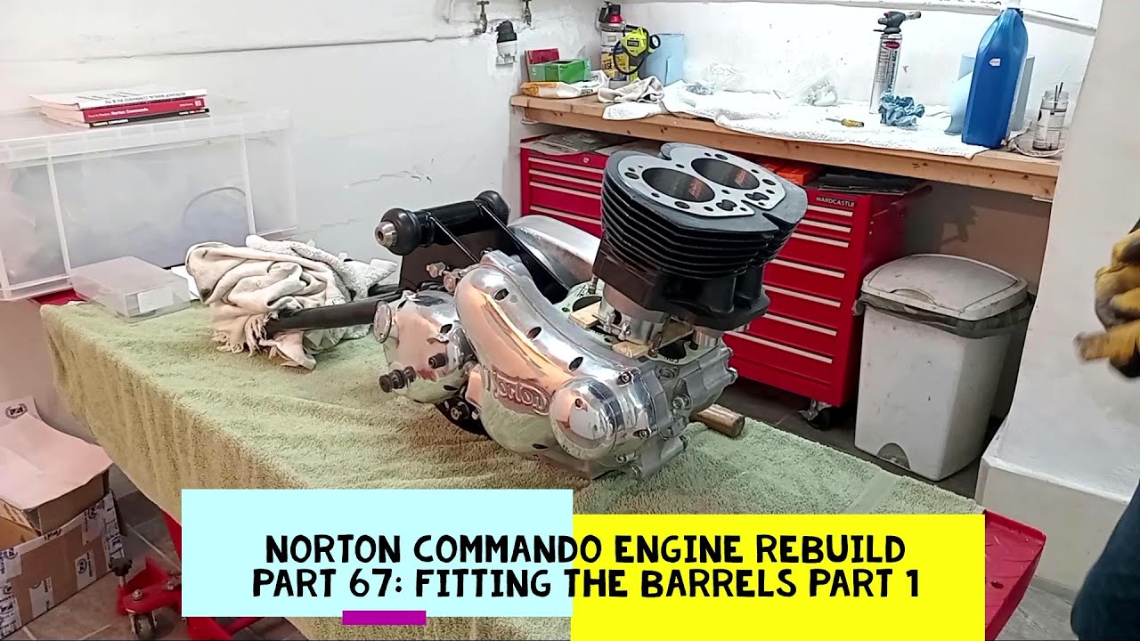 Norton Commando Engine Rebuild. Part 67: Fitting the Barrels Part 1 ...