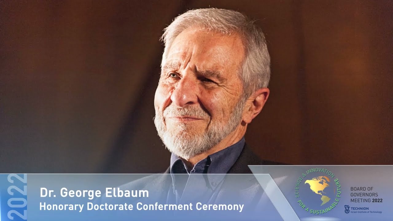 Honorary Doctorates 2022: DR. GEORGE ELBAUM - YouTube