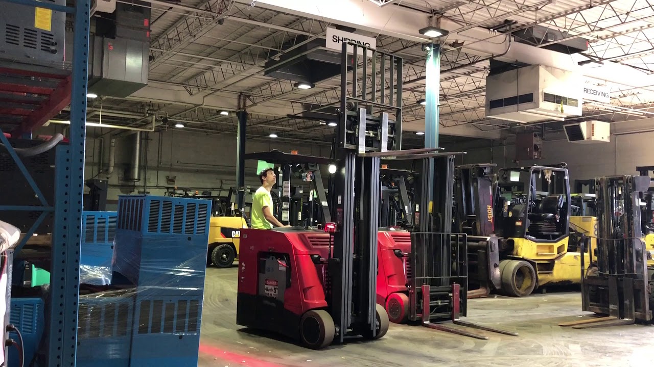 2014 Raymond 425-C40TT Used Forklift - B39482 - YouTube
