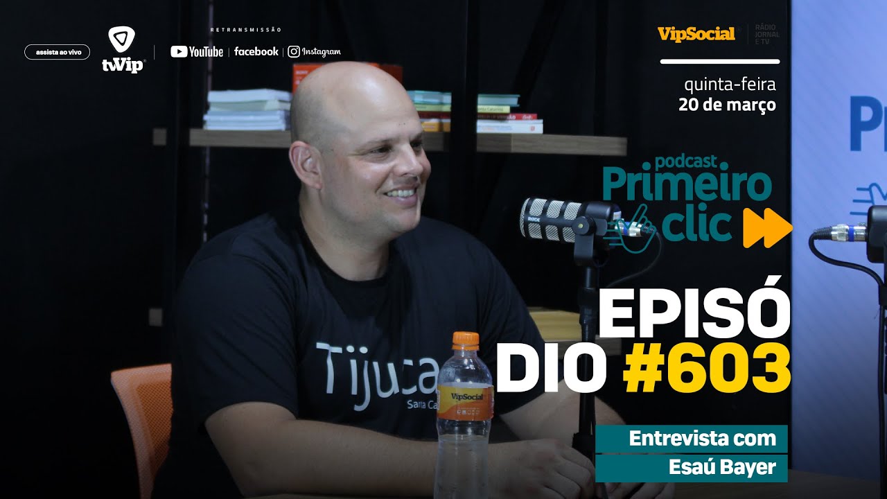 Primeiro Clic | 20/03 | QUI | #0603 | Esaú Bayer | Vereador do município de Tijucas - YouTube