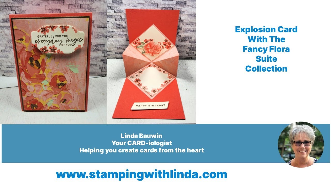 Fancy Flora Explosion Card - YouTube