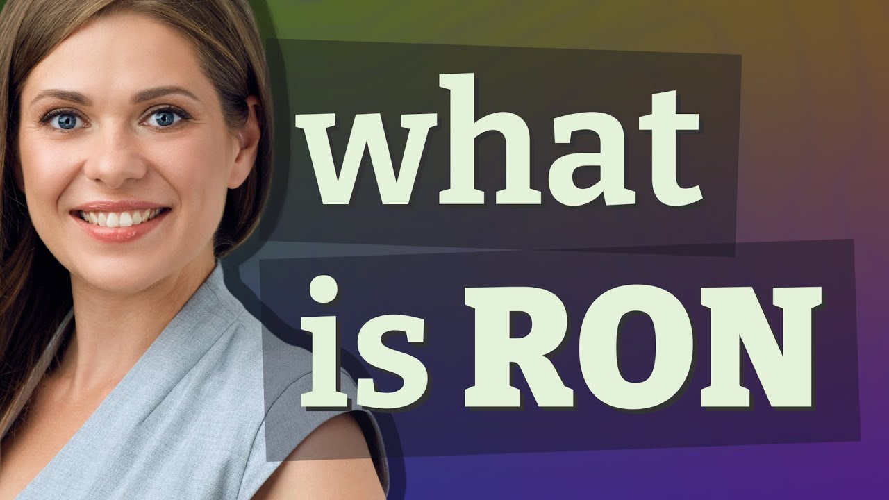 Ron | meaning of Ron - YouTube