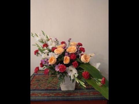 Merangkai Bunga Mudah dan Menyenangkan, Gabungan Bentuk Dasar Diagonal ...