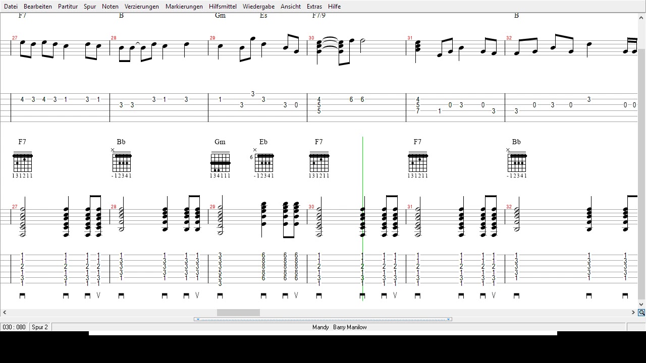 Barry Manilow - Mandy - Tabs - YouTube