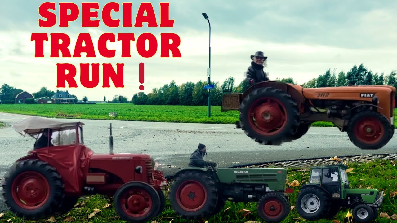 Presentation of special old tractors they do an unusual run🚜|Tractor ...