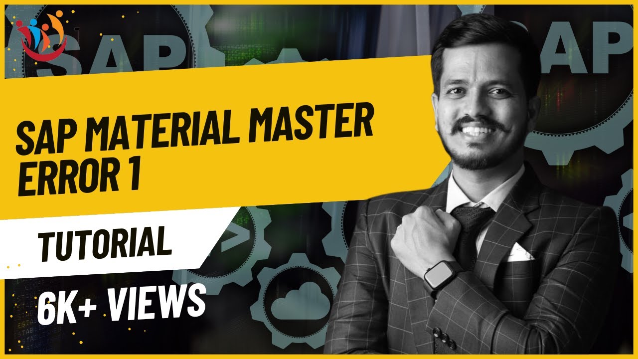 SAP Material Master Error 1 - YouTube