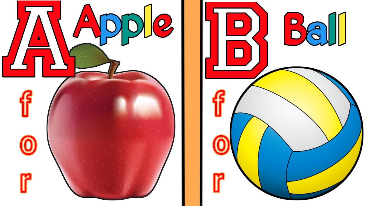 A for Apple,B for Ball, Alphabets, छोटे बच्चों की पढ़ाई,kids class,# ...