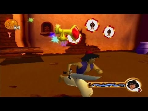 Aladdin: Nasira's Hævn [PS1] - Del 1: Intro + Agrabah - Niveau 1 (Genspilning)